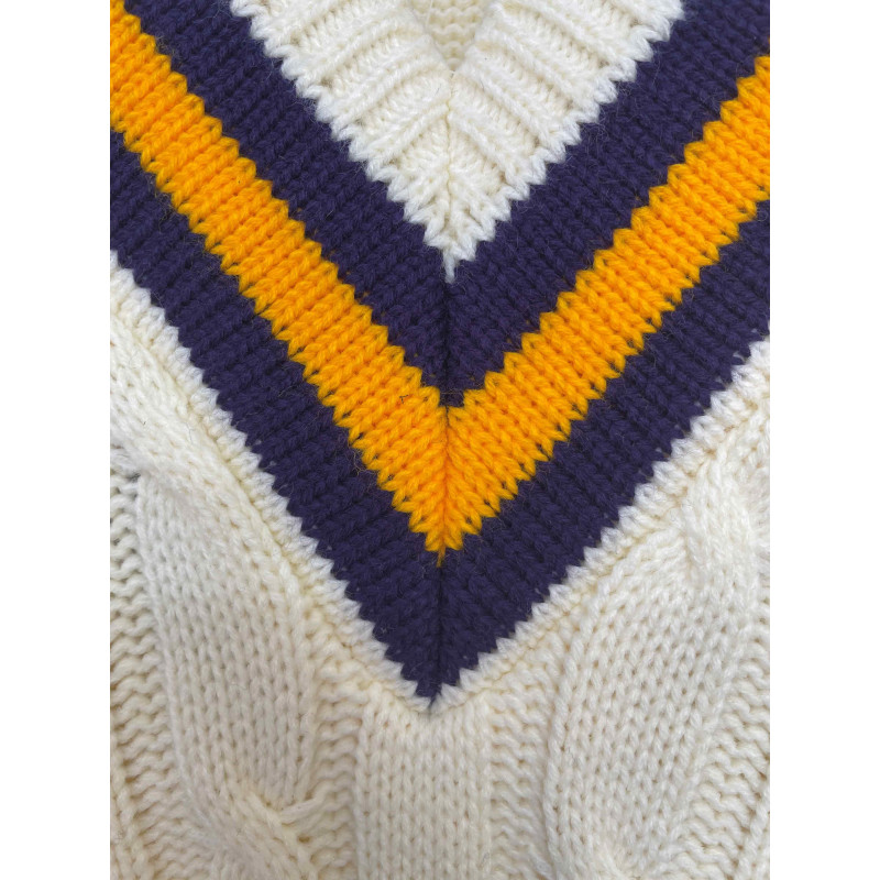 Acrylic Long Sleeve Cricket Sweater